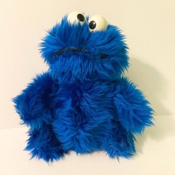 Unbranded | Toys | Vintage Cookie Monster Rattle Eyes Plush Sesame ...